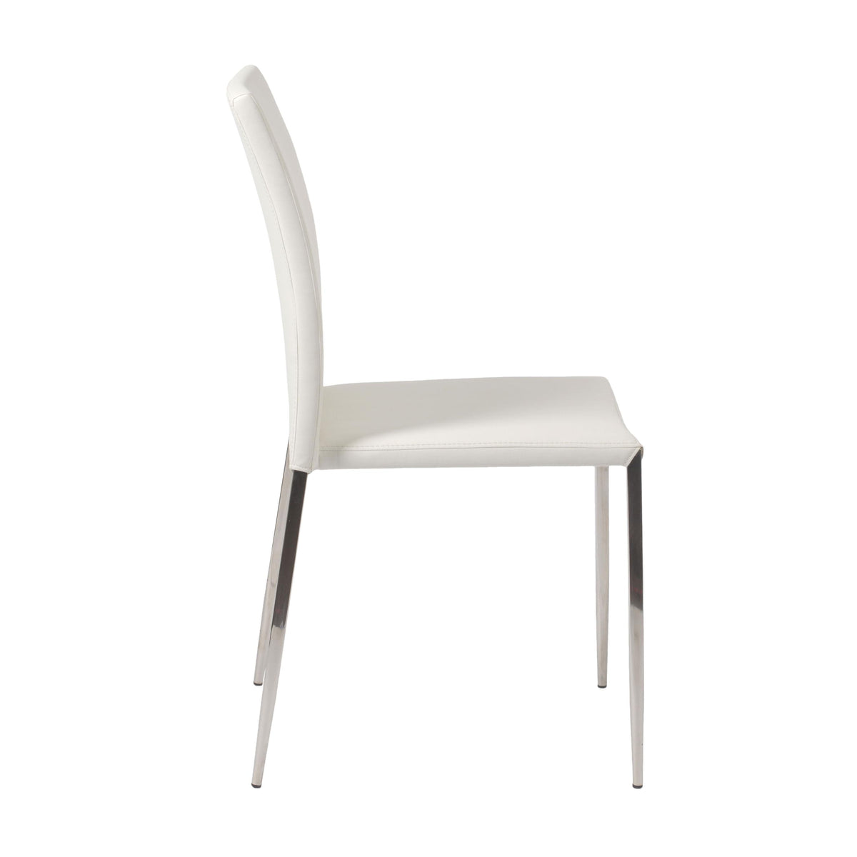 Classic Stackable White Guest or Conference Chair (Set of 4 ...