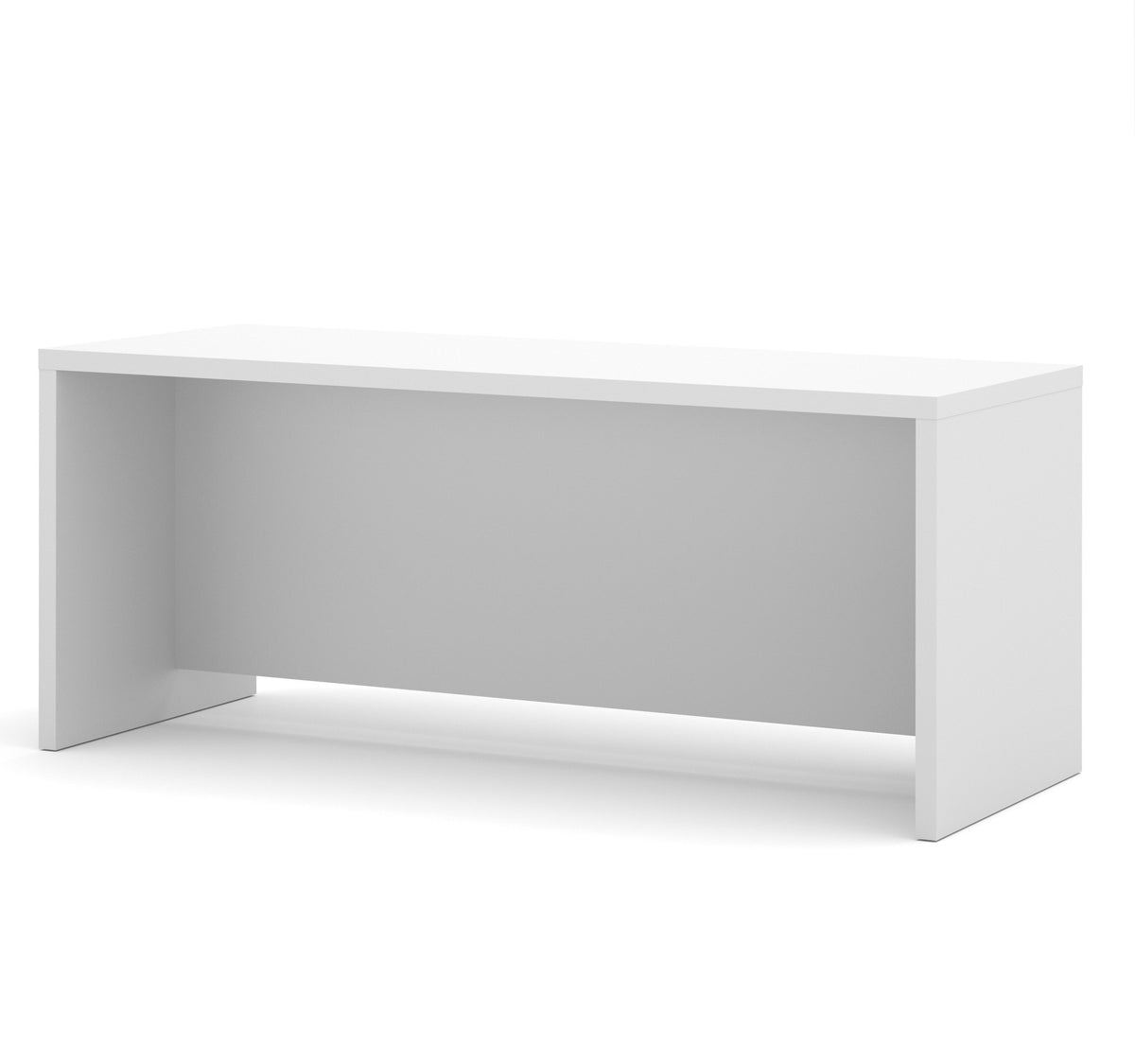 71" Modern Executive Office Desk in White – ComputerDesk.com