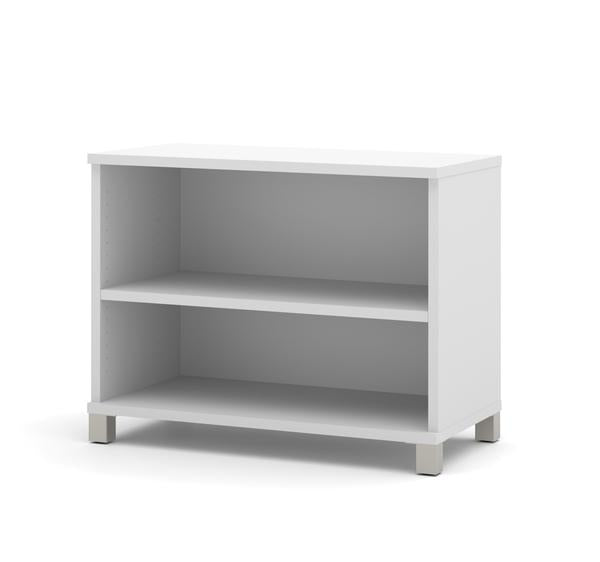 Modern Adjustable White Bookcase – ComputerDesk.com